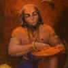 Hanuman’s Crimson Devotion—A Smear of Sindoor, A Sea of Bhakti