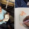 Awe-Inspiring: Artist's Stunning Portrait Of Fellow Train Passenger ...