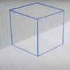 Optical Illusion Appears To Show A 3D Cube Even Though It's Not There