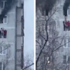 Viral Video Shows Two Brave Men Rescuing A Girl From A Burning Building ...