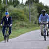Boris Johnson Rides An Indian-Made Hero Cycle At Launch Of Health ...