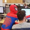 Like A Boss! Man Walks In Dressed As Spider-Man On His Last Day At Work ...