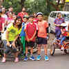 Couple takes children, parents cycling to SGNP